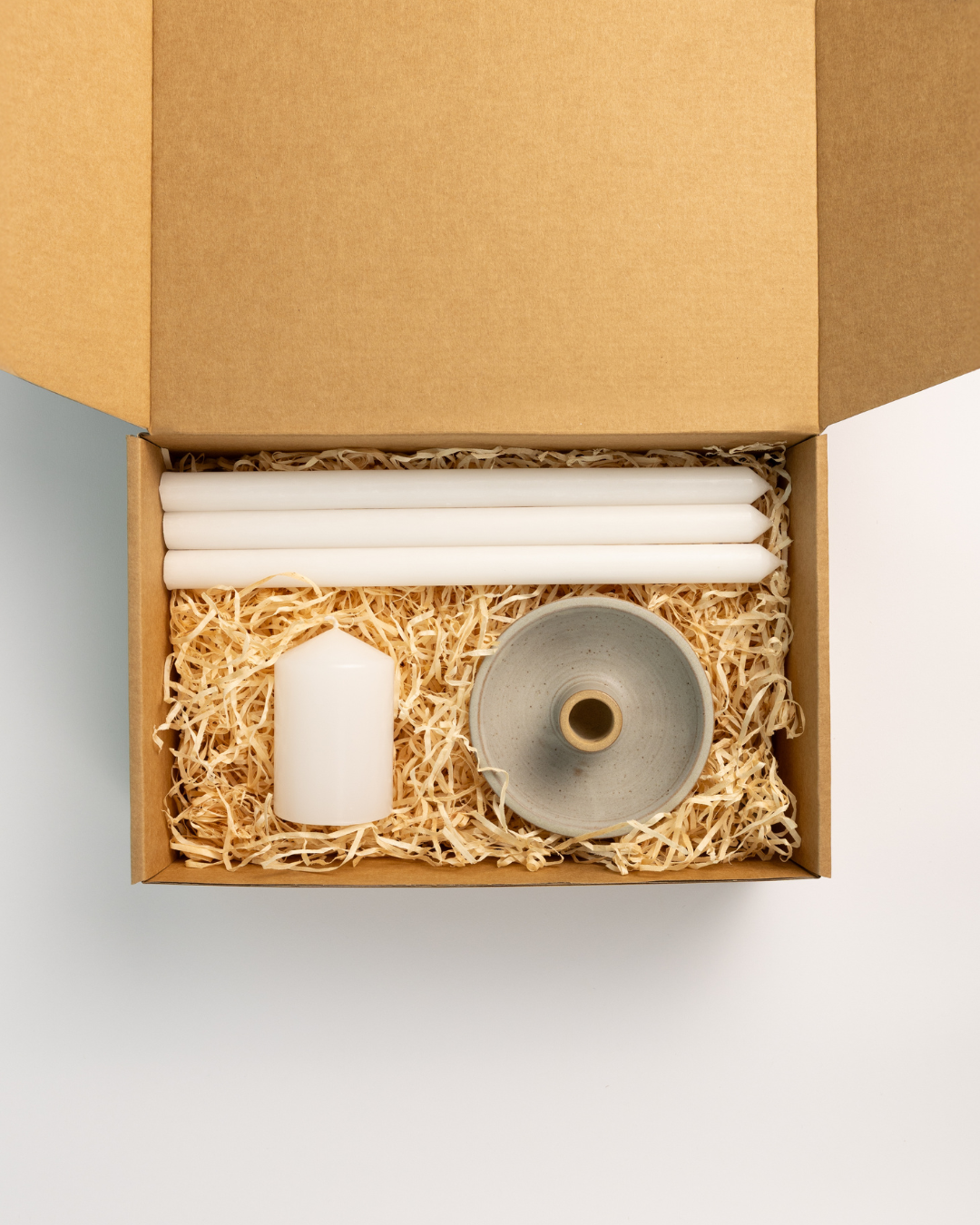 White 330mm Taper Gift Pack – National Candles